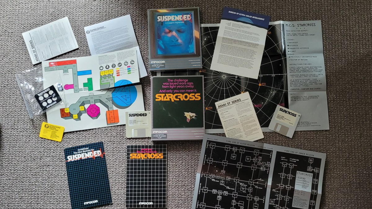 Infocom collection +2: Suspended and Starcross – Gameroom Ramblings